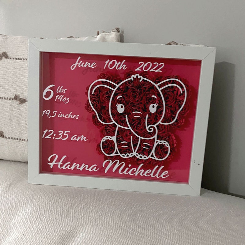 Baby Shadow Box - Etsy