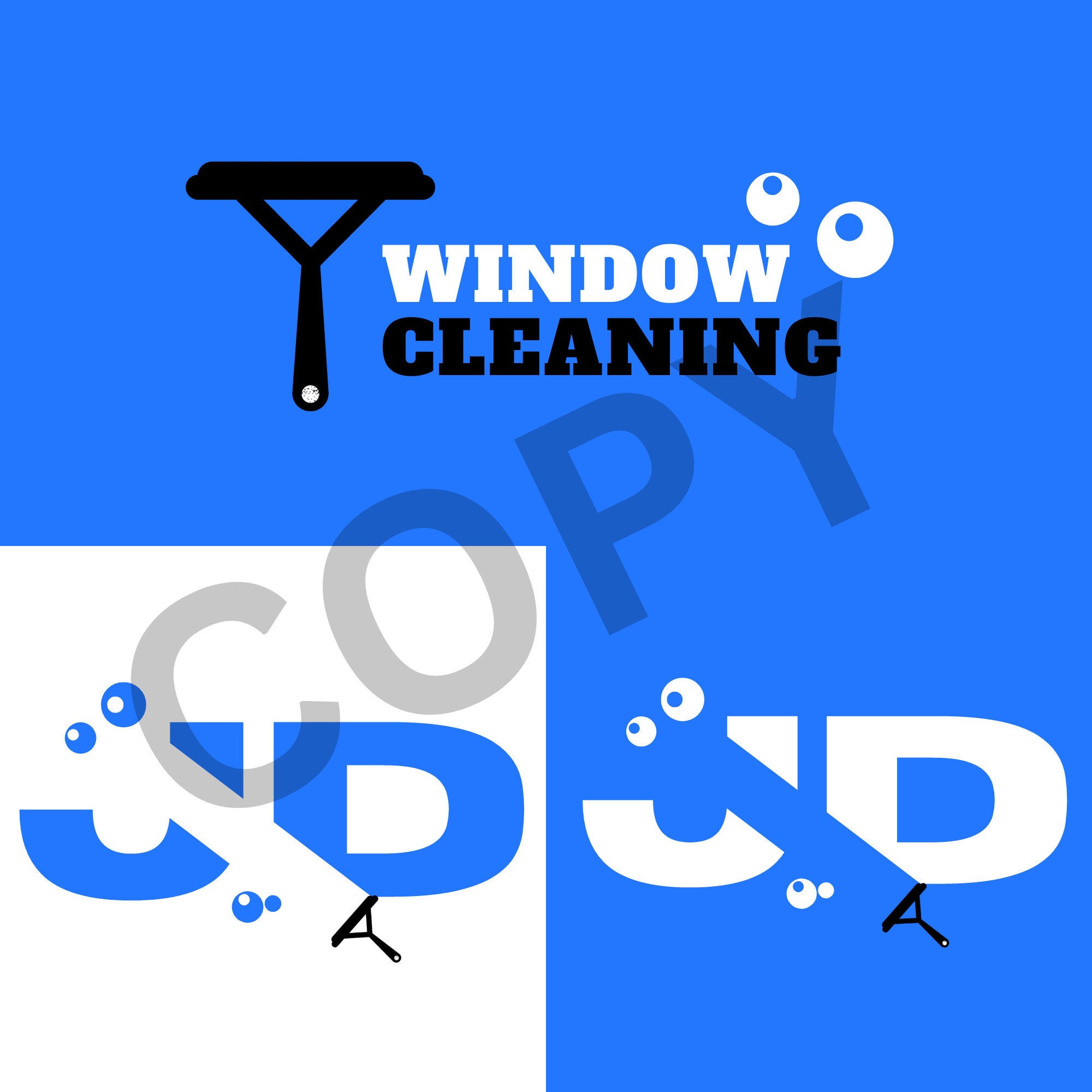 Customizable Window Cleaning LOGO Create a Unique and - Etsy