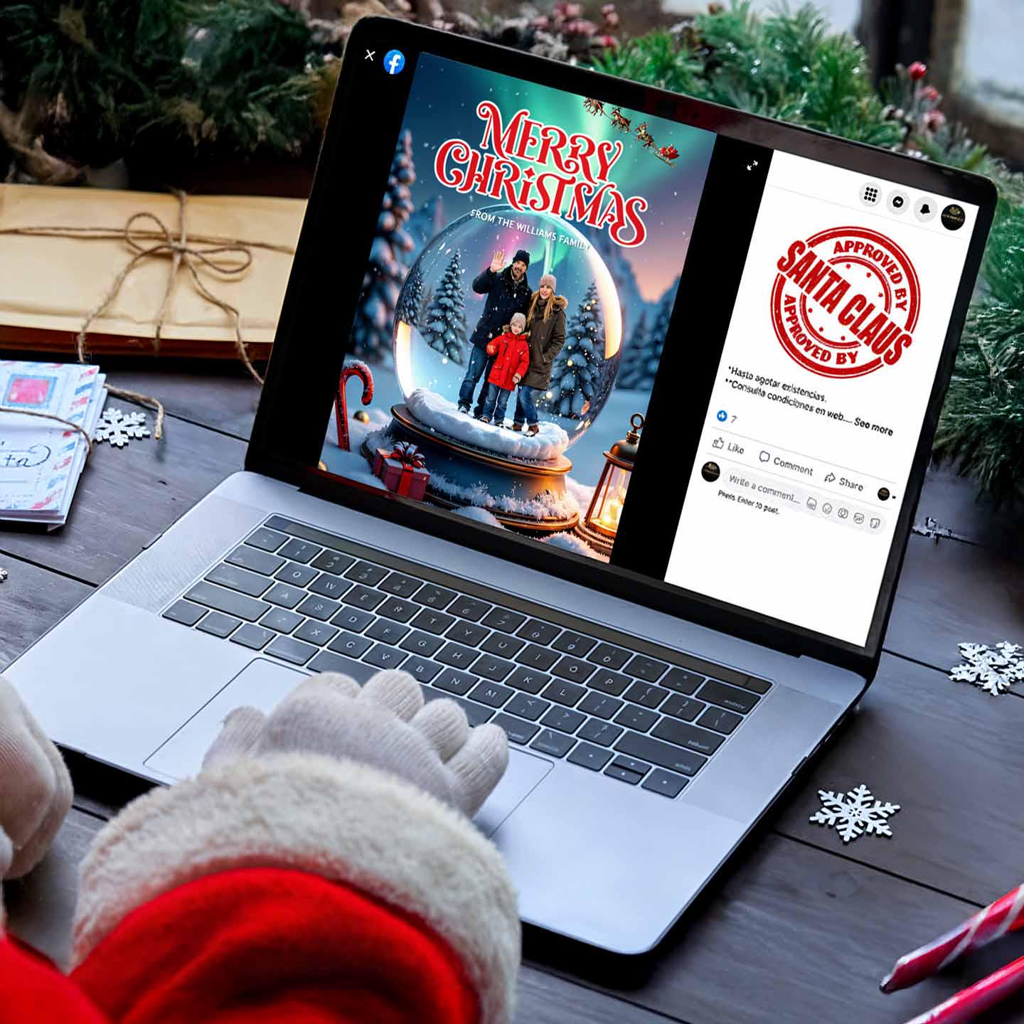 Animated Snow Globe Custom Christmas Cards, Personalized Snow Globe ...