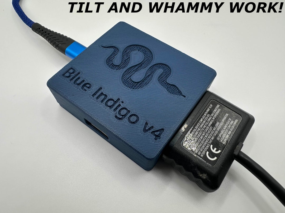 Blue Indigo V4 - Playstation 2 Guitar Adapter for Clone Hero - Etsy