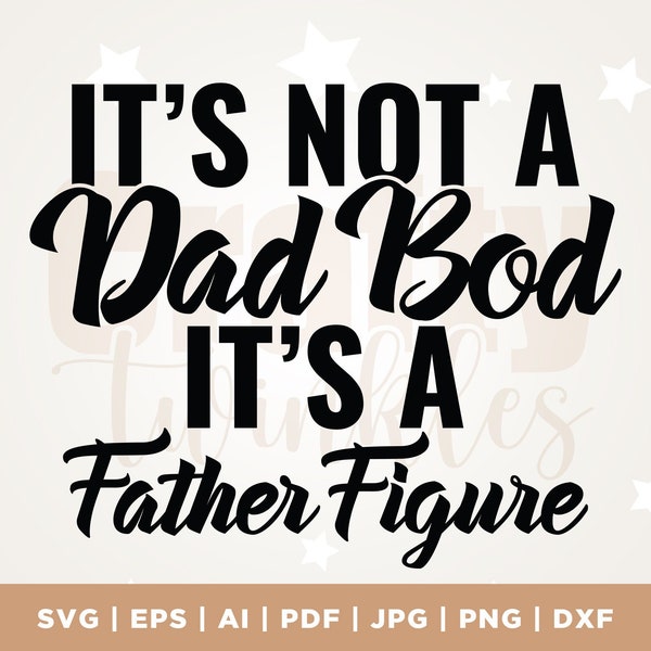 Dad Bod Silhouette Svg - Etsy