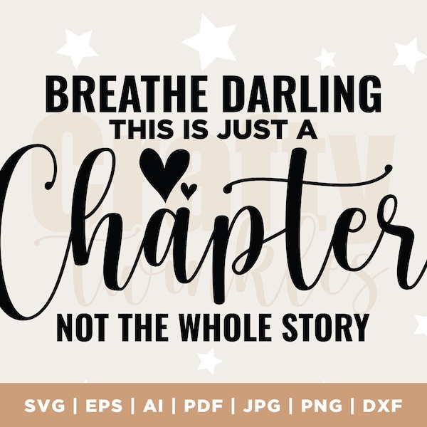 This is Just a Chapter Not the Whole Story Png - Etsy