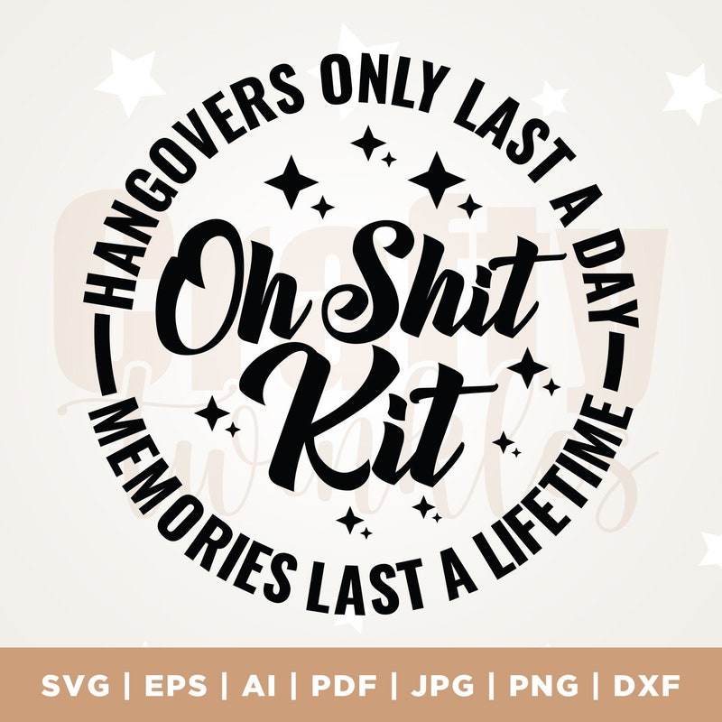 Survival Kit for Hangover - Etsy