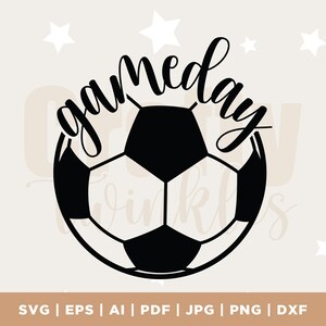 Game Day Design SVG, Soccer Ball, Cut File for Shirt, for Cutting ...