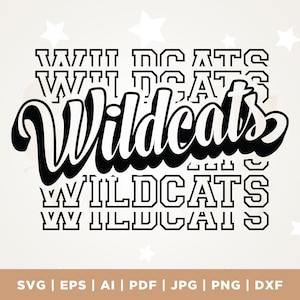 Wildcats Echo Svg, School Spirit, Cheer Svg, Football Baseball ...