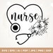 Nurse Stethoscope Svg, Stethoscope Blossoms Svg, Stethoscope Svg, Shirt ...
