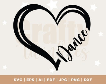 Dance Heart Svg, Dance Svg, Dance Png, Dancer Svg, Dance Mom Png, Dance ...