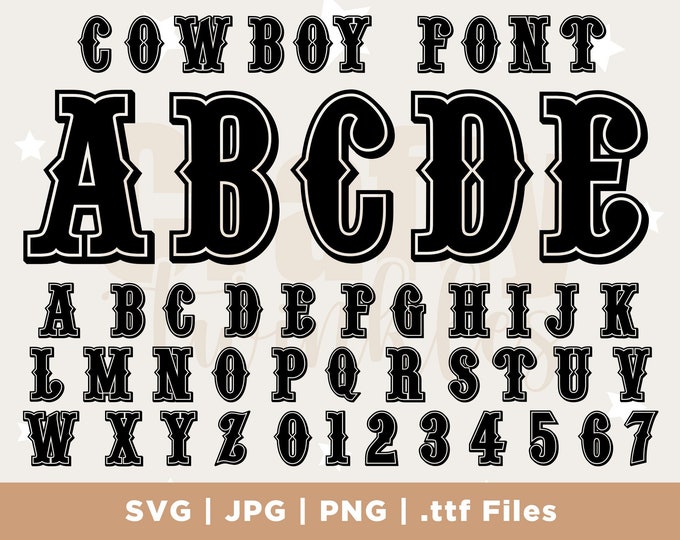49ers Saloon Font - Etsy