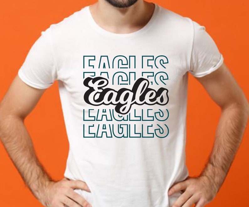 Eagles Tee Svg Eagles Svg Eagles Shirt Svg School Spirit - Etsy