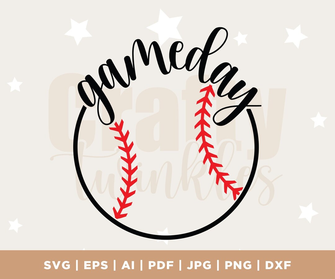 Game Day SVG, Baseball Svg, Softball Svg, SVG Cut File for Shirt, for ...