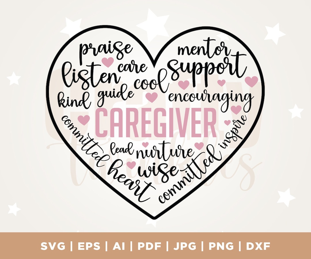 Heart of a Caregiver Svg, Carer Svg, Heart Svg, Shirt, Caregiver Svg, Carer Heart Shirt SVG, PNG ...