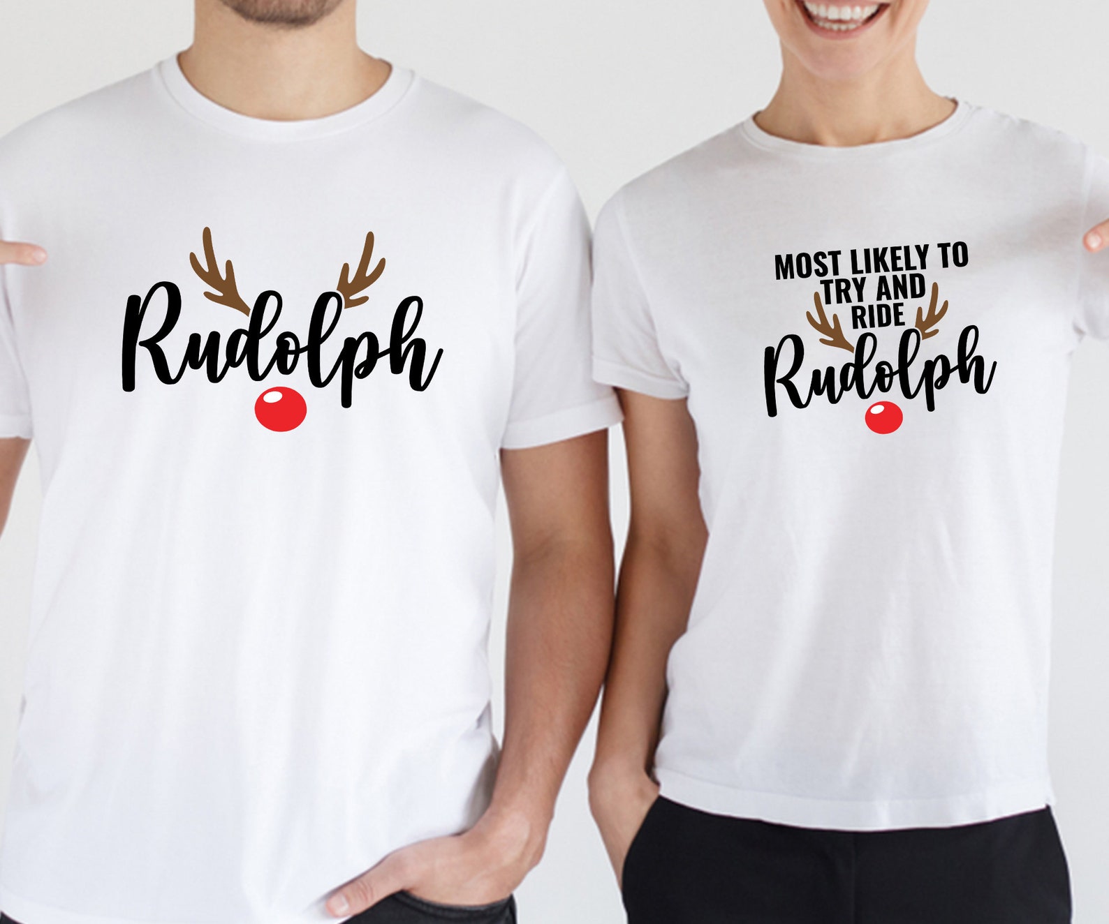 Most Likely to Try to Ride Rudolph SVG Cricut Sublimation - Etsy