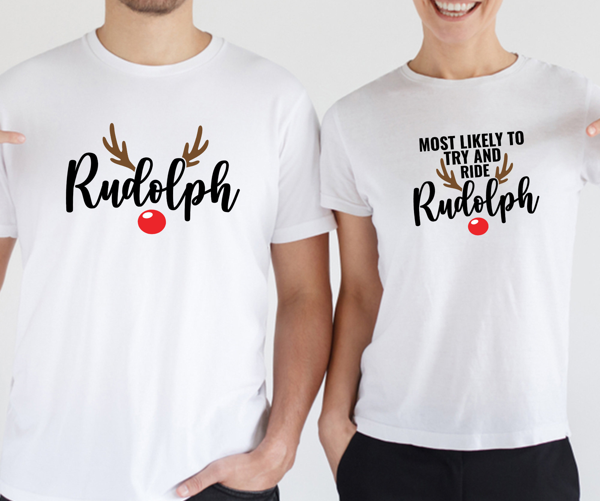 Most Likely to Try to Ride Rudolph, SVG, Cricut, Sublimation Rudolph ...