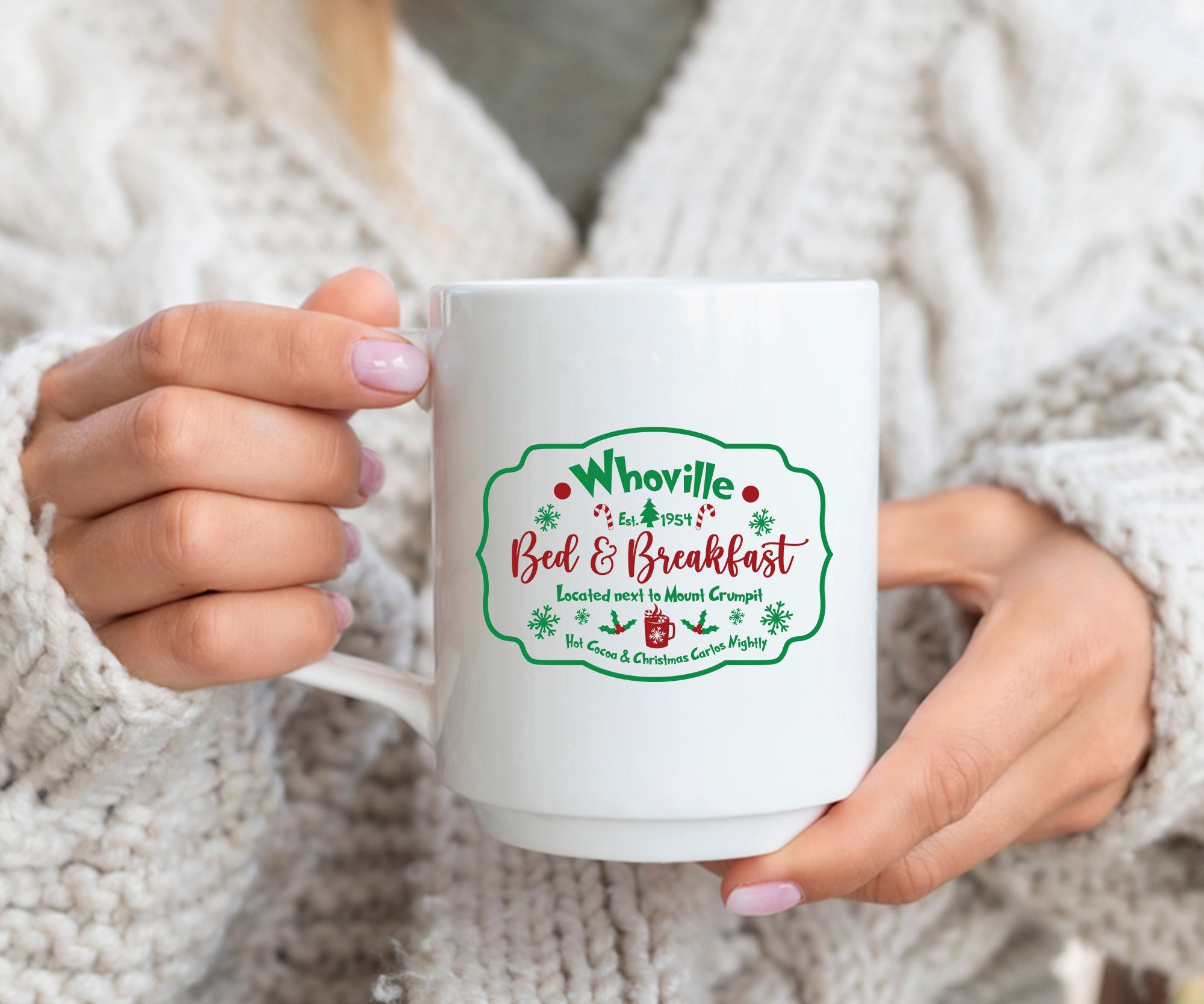 Whoville Bed and Breakfast Svg Christmas Sign Svg Christmas - Etsy