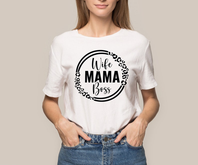 Wife Mom Boss Svg Wifey Mama Boss Svg Boss Mom Svg Hustle Etsy