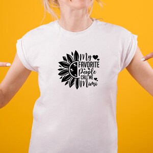 My Favorite People Call Me Mimi Svg, Mimi Shirt Svg, Grandma ...