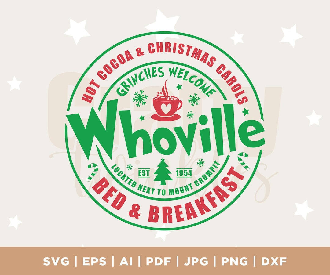 Whoville Inspired, Hot Cocoa and Christmas Carols, Digital Download ...