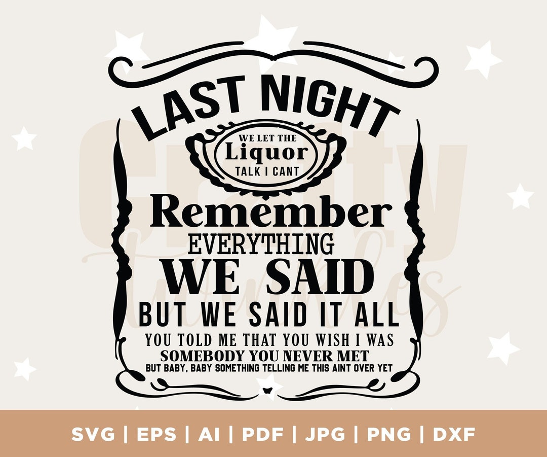 Last Night Digital Download, Country Western PNG, Cowboy Design, Bull ...