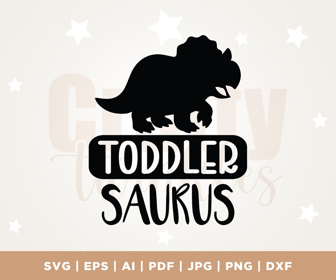 Toddler Saurus Svg Baby Babies Cute Kids Birthday Funny - Etsy