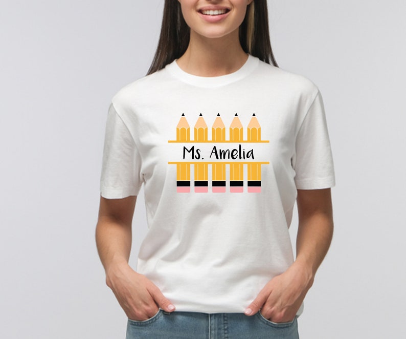 Pencil Name Frame SVG Teacher SVG School Digital Download - Etsy