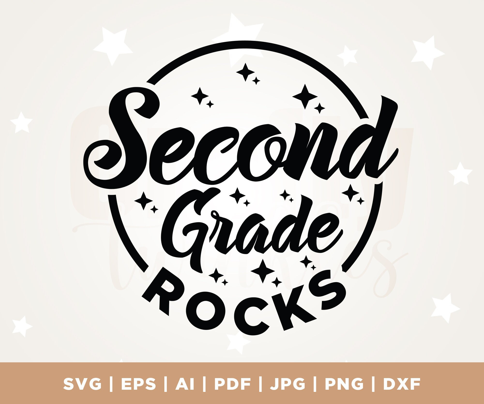 Second Grade Rocks Clip Art