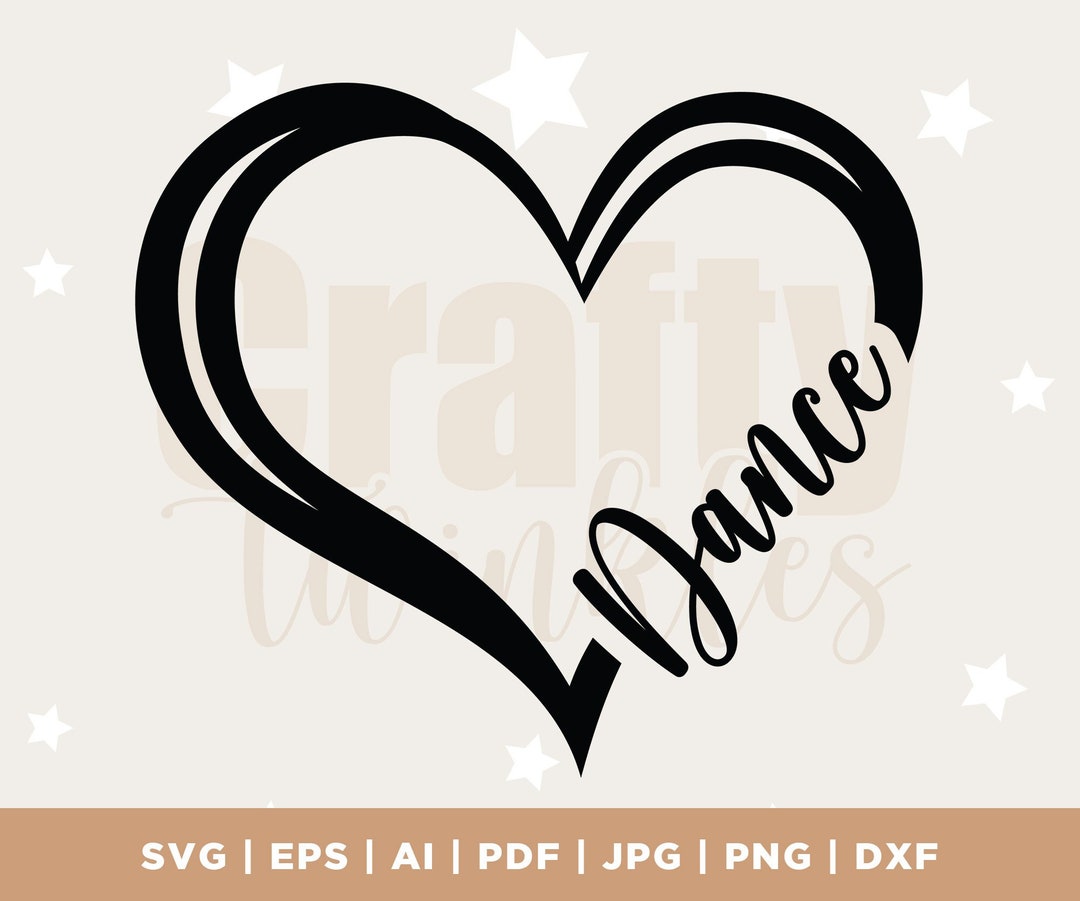 Dance Heart Svg, Dance Svg, Dance Png, Dancer Svg, Dance Mom Png, Dance ...