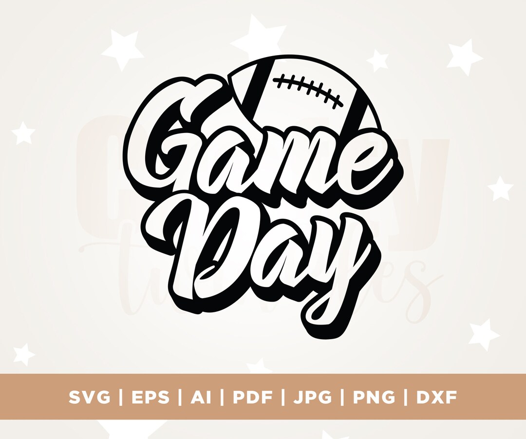Game Day Football SVG, Football Game Day Svg, Football Shirt Svg ...