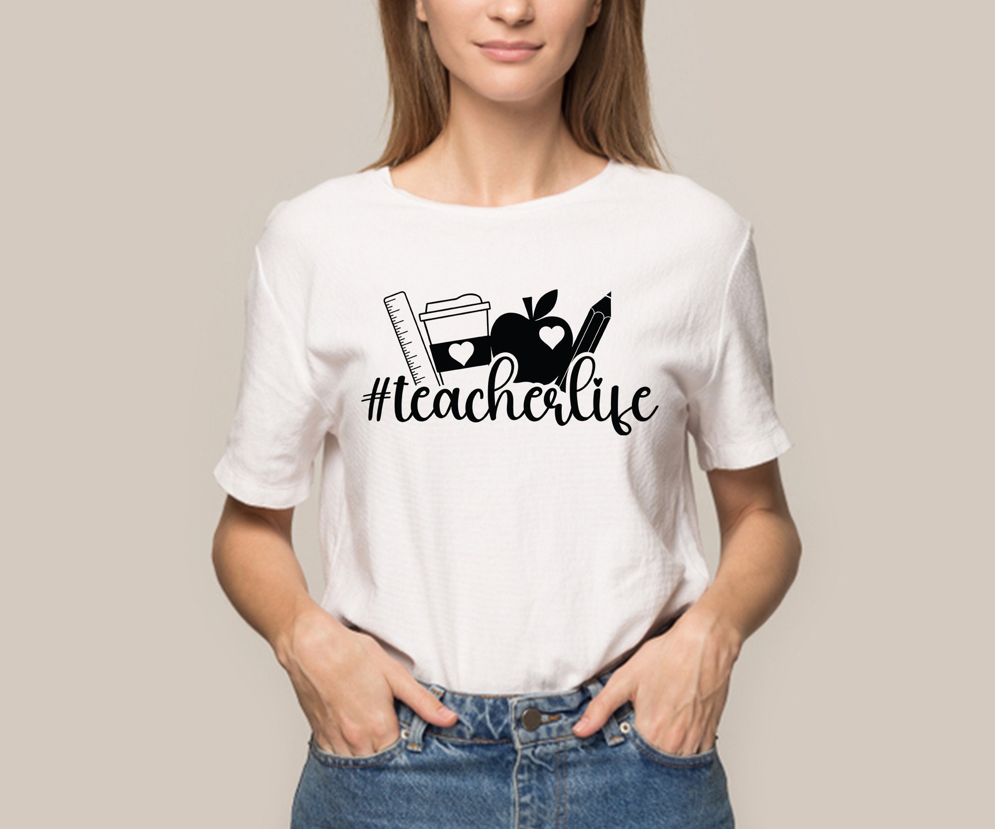 Teacher Life Svg, Cut File, Cricut, Commercial Use, Silhouette, DXF ...
