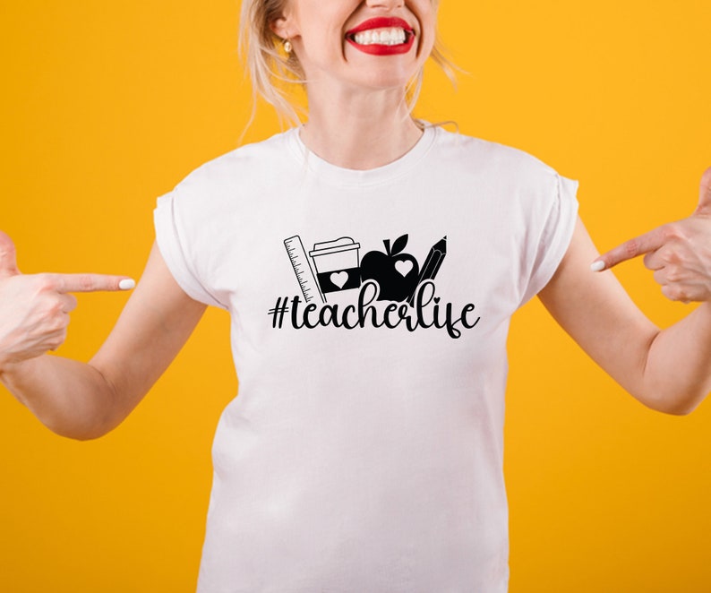 Teacher Life Svg, Cut File, Cricut, Commercial Use, Silhouette, DXF ...