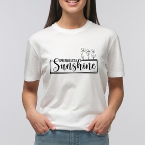 Spread a Little Sunshine SVG, Summer Sunshine Svg, Flower Sunshine SVG ...
