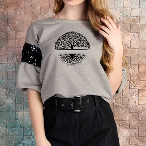 Split Tree Monogram SVG, Split Monogram Tree of Life, SVG Cut File ...