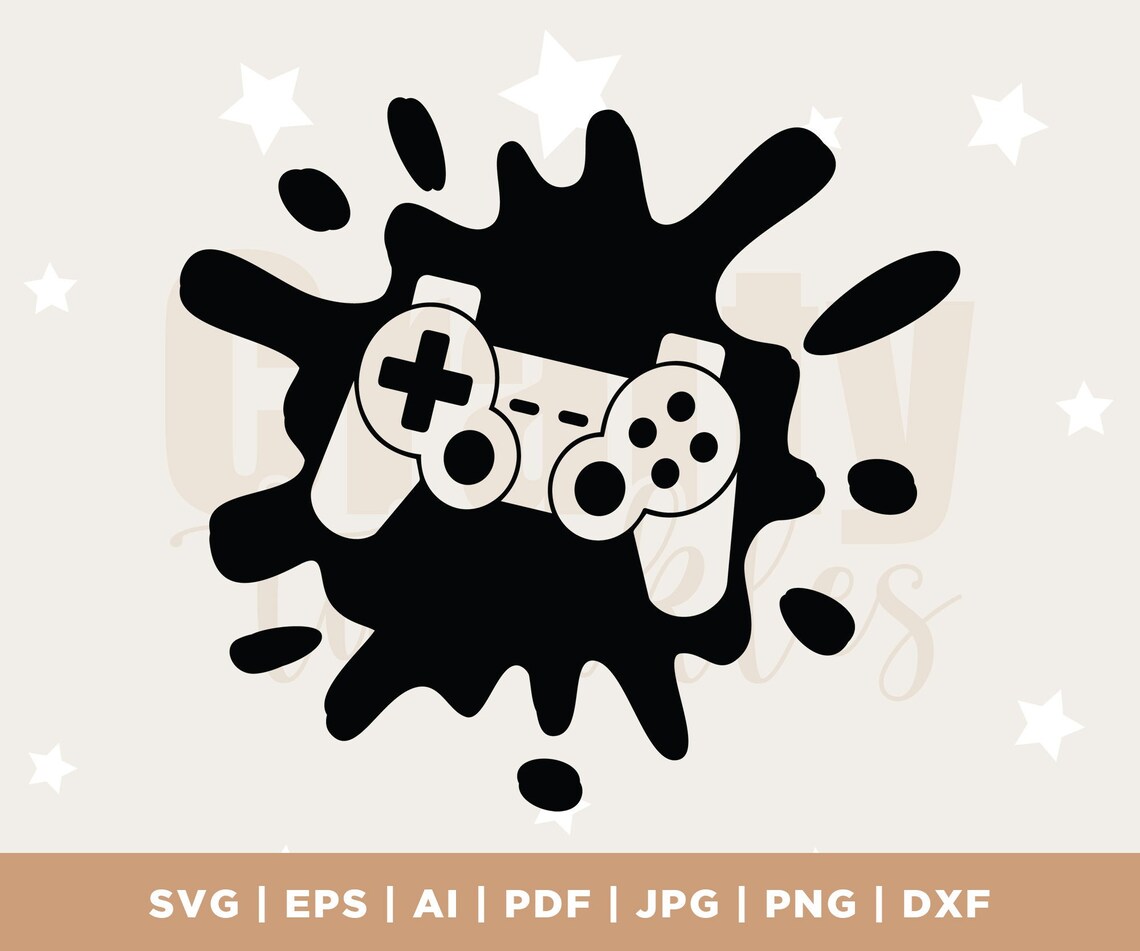 Gaming Controller Svg Controller Svg Spatter Svg Video Game - Etsy