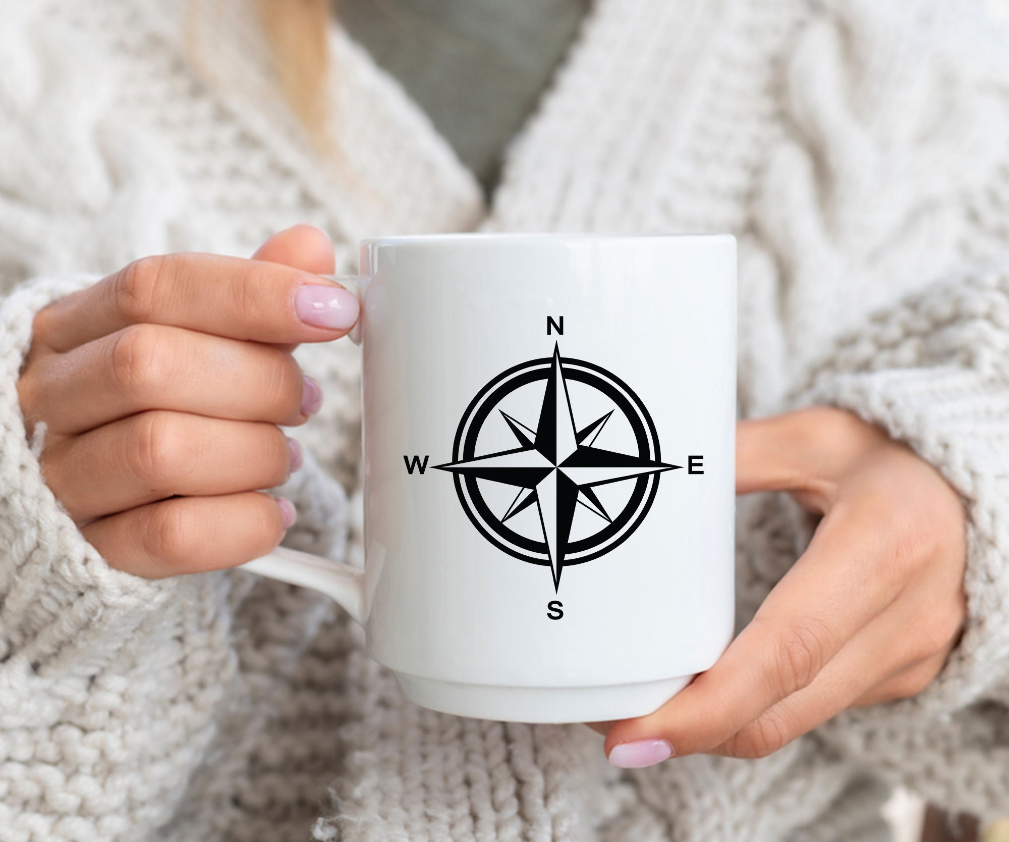 Compass Rose SVG, Nautical Design, Cricut, Glowforge (digital Download ...