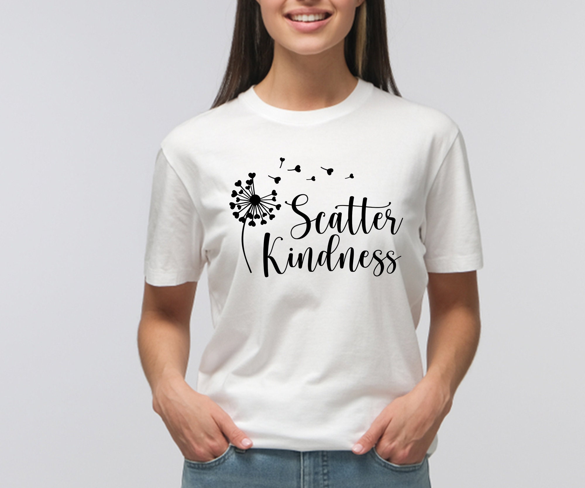 Scatter Kindness Dandelion Svg Dandelion Svg Heart Dandelion - Etsy