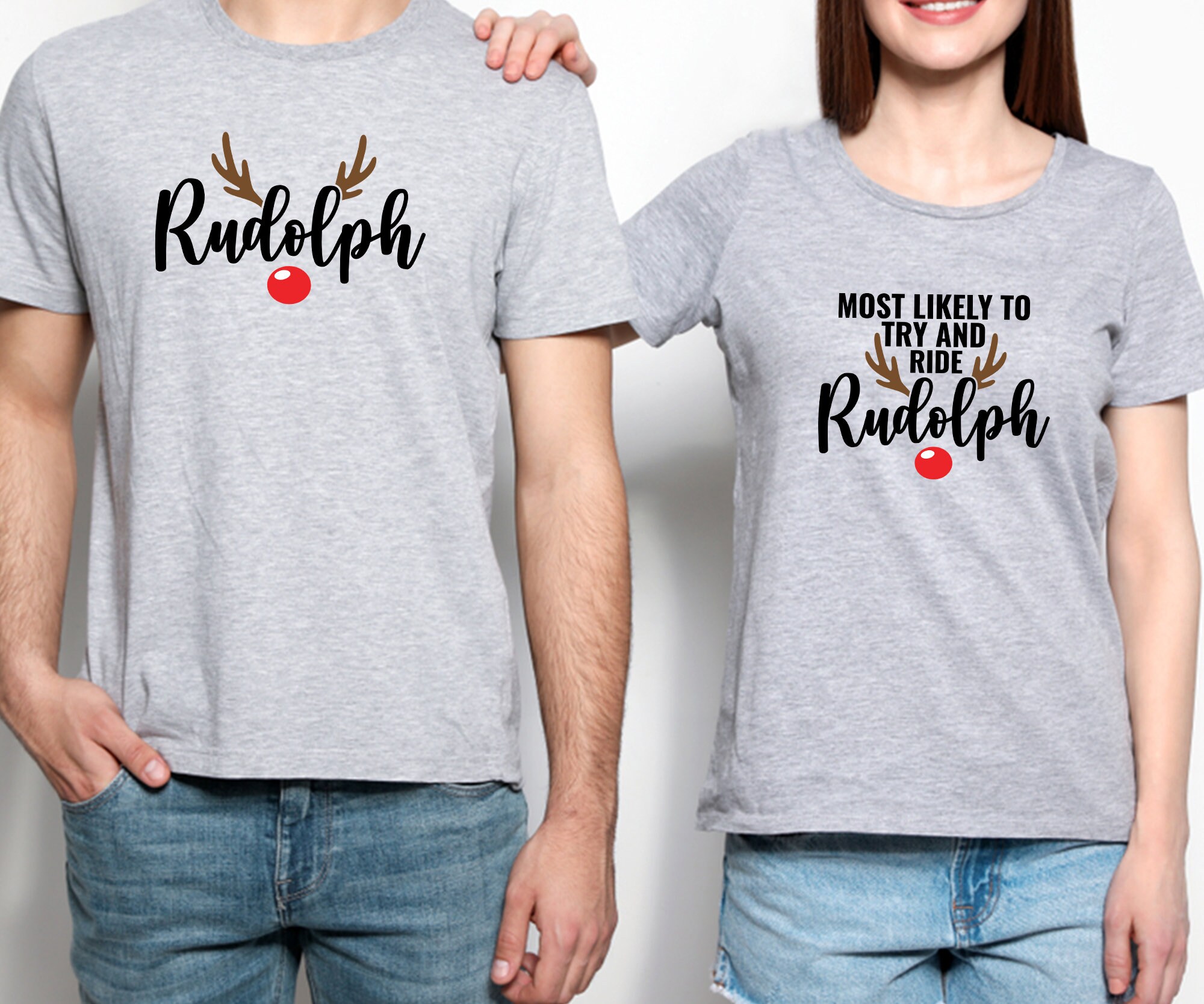 Most Likely to Try to Ride Rudolph SVG Cricut Sublimation - Etsy