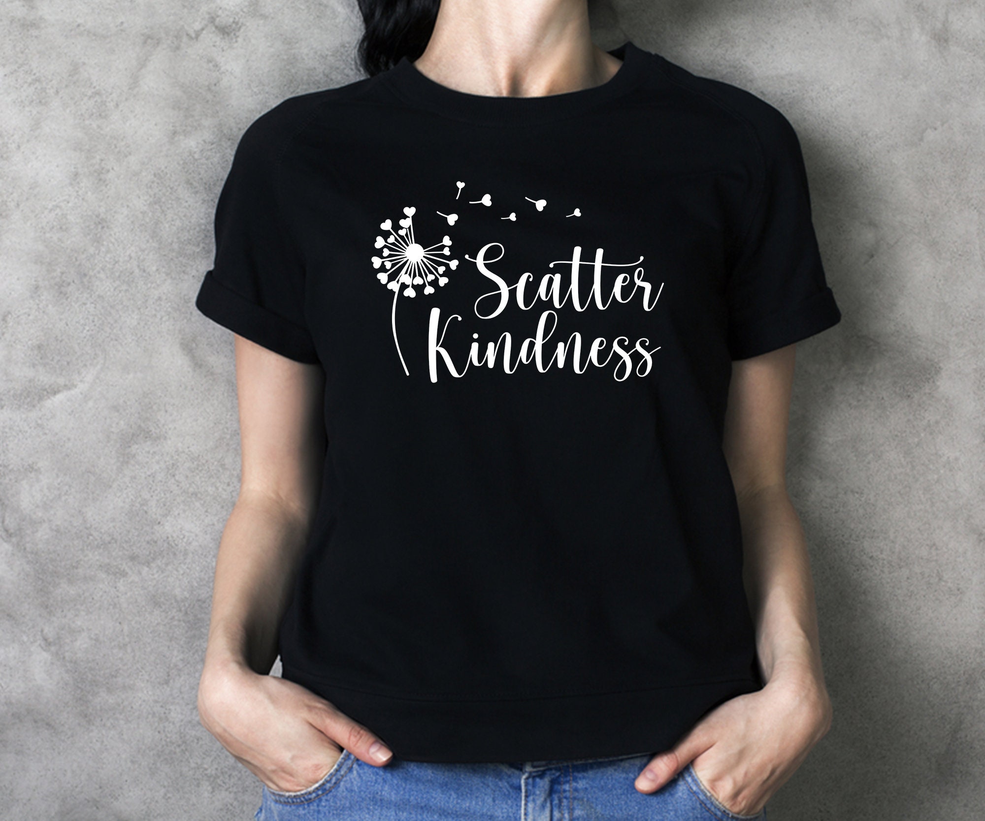 Scatter Kindness Dandelion Svg Dandelion Svg Heart Dandelion - Etsy