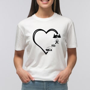 Camping Heart SVG, Love to Camp Svg, HTV Cut File, Vinyl Decal Cut File ...