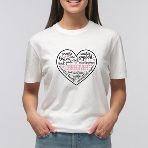 Heart of a Caregiver Svg, Carer Svg, Heart Svg, Shirt, Caregiver Svg ...