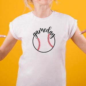 Game Day SVG, Baseball Svg, Softball Svg, SVG Cut File for Shirt, for ...