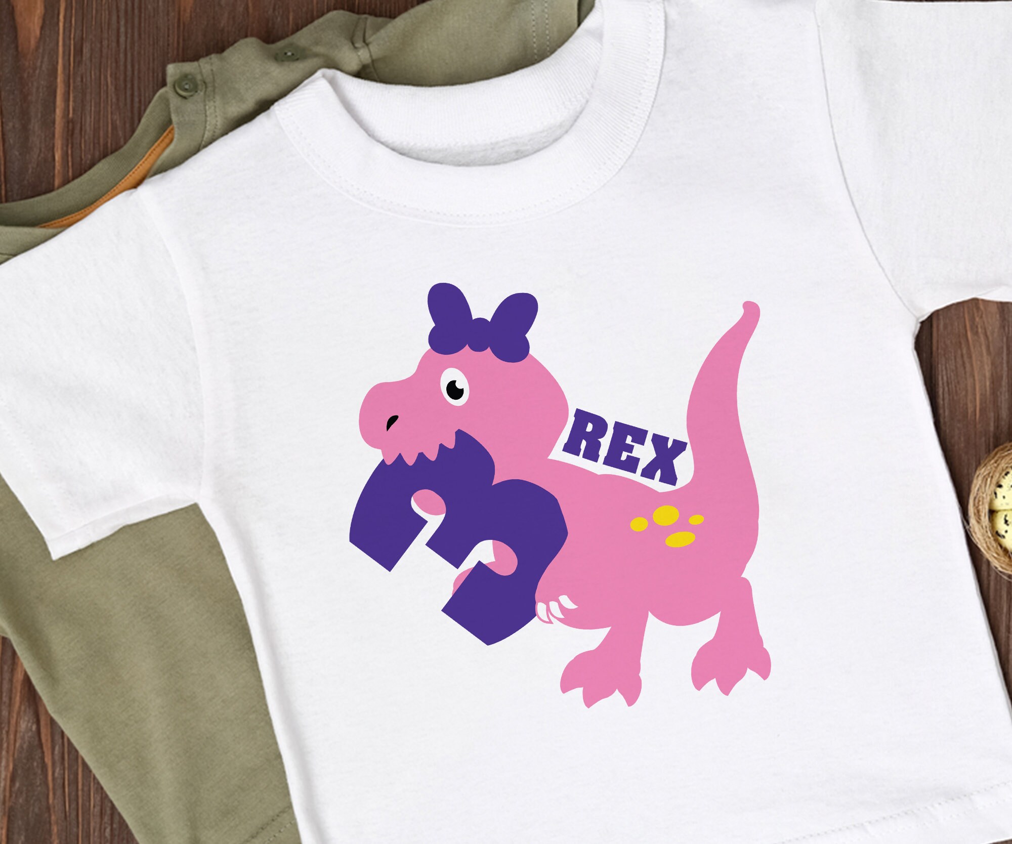3 Rex Svg Girl Three Rex Dinosaur Svg Girl 3rd Birthday Svg - Etsy UK