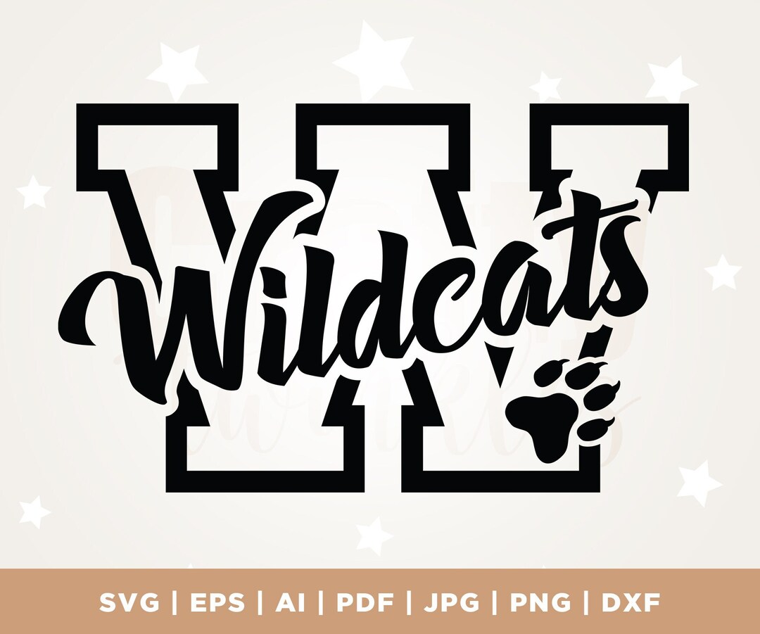 Wildcats SVG, Wildcats Football, Wildcats Baseball, Wildcats Soccer ...