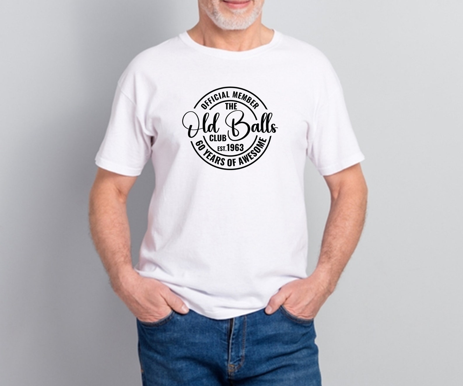 60th Birthday Svg, Official Member the Old Balls Club Est 1963 Svg ...