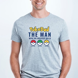 Pokedad Png, Men’s Pokedad T-shirt, Gift for Grandpa, Names Tee, Best ...