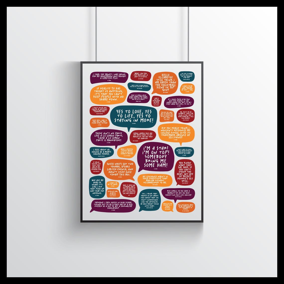 30 Rock Quotes Poster - Etsy
