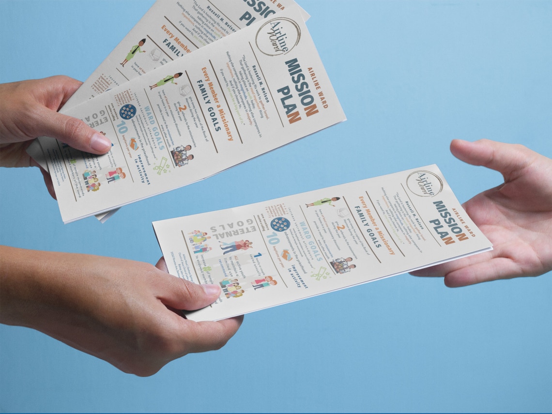 LDS Ward Mission Plan Printable Infographic for Bishops or Stake ...