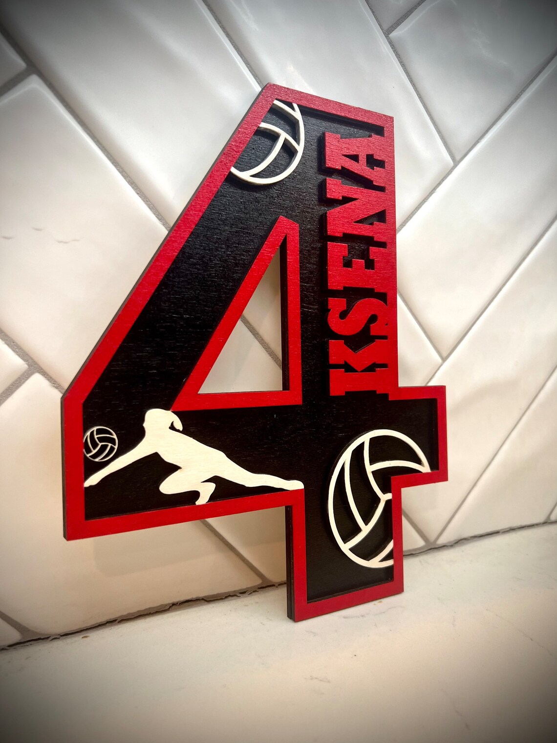 Custom Senior Wood Athlete Number, Custom Senior Wood Athlete Letter ...