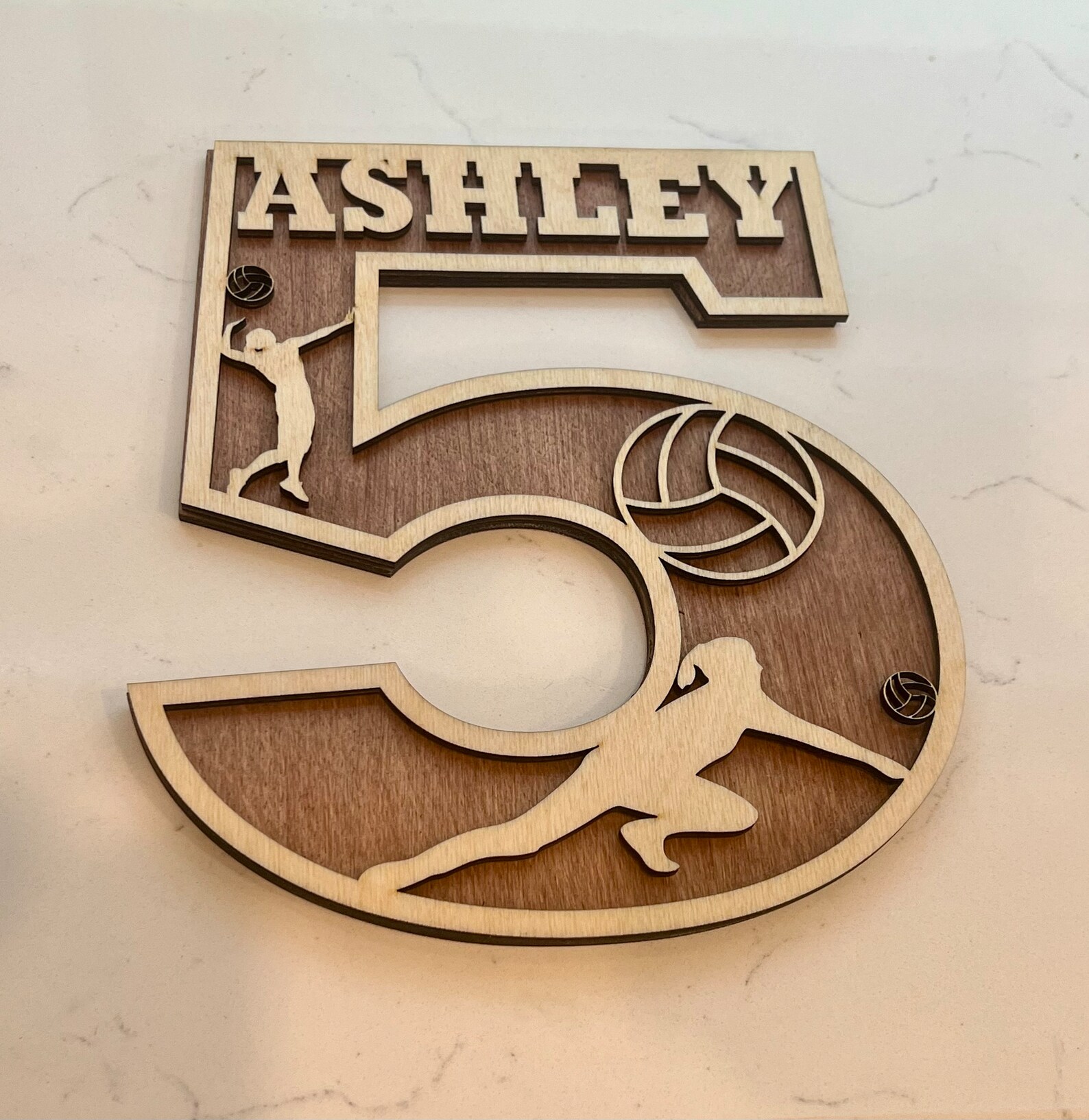 Custom Senior Wood Athlete Number, Custom Senior Wood Athlete Letter ...