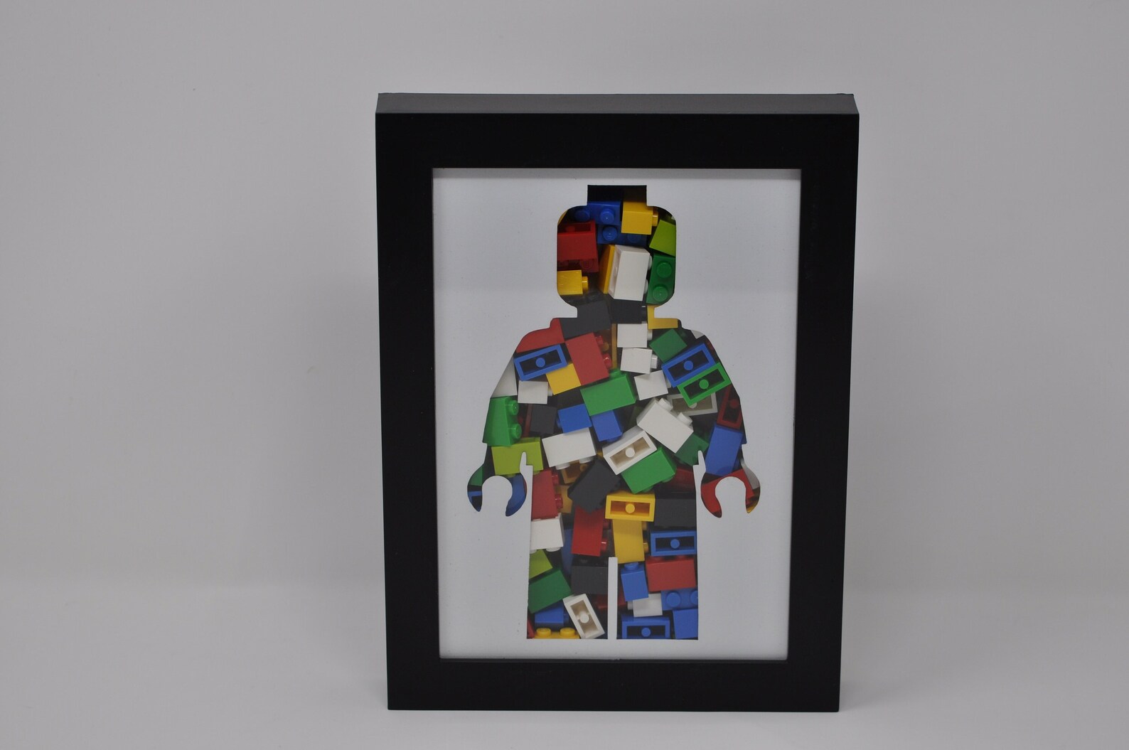 Lego Man Shadow Box Art 6x8 - Etsy