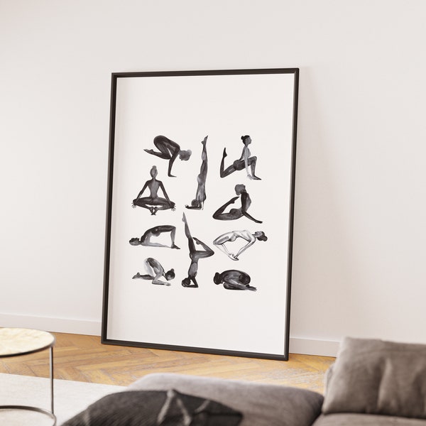 Yoga Wall Decor - Etsy