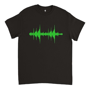 T-shirt Audio Waveform Music Production Audio Editor Sound Engineer ...